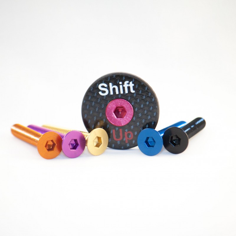 Carbon Top Cap Color Red